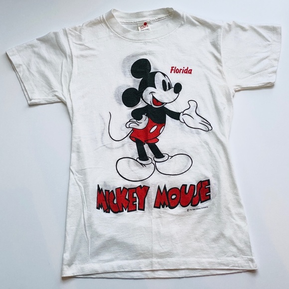 Sherry | Tops | Vtg 8s Mickey Mouse Sherry Usa Florida Single Stitch ...
